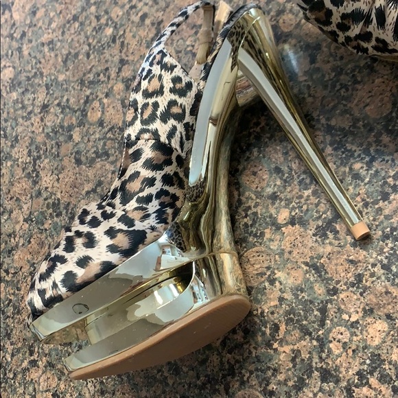 Shoes | 43 Cheetah Print Heels | Poshmark